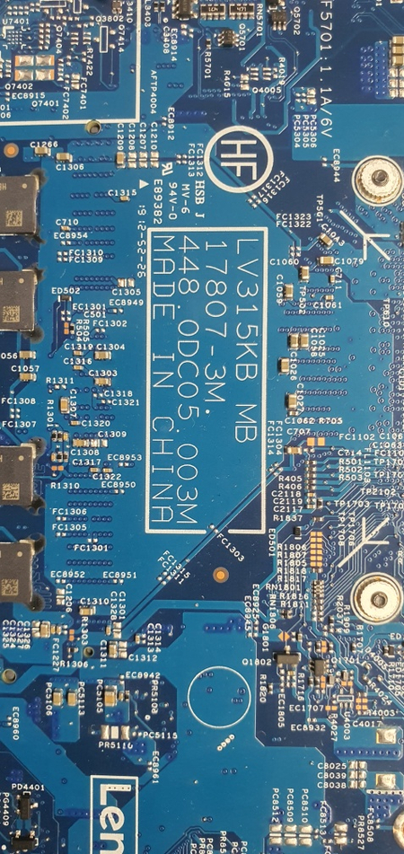 Плата Lenovo LV315KB MB 17807-3M 448.0DC05