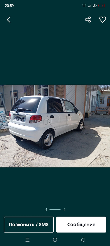 Matiz sotiladi metan 65 talik