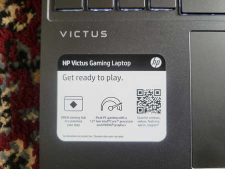 Yangi, Victus 15-FA0031DX ГЕЙМЕРСКИЙ Ноутбук Core™ i5-12450H и GTX1650