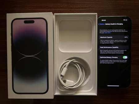 Apple iPhone 14 Pro 256GB Purple, 99% ёмкость