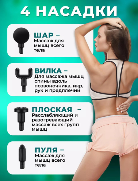 Массажер для электрической терапии с фасцией