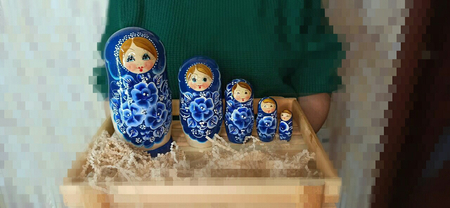 матрешка деревянные