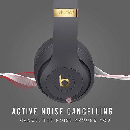 Beats Studio3 (Shadow Gray) Беспроводные наушники (новый ЗАПЕЧАТАННЫЙ)