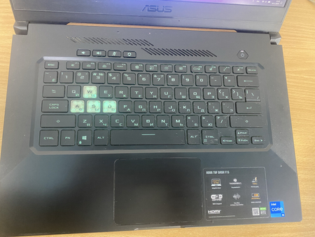ASUS TUF F15 GAMING kar/dak ful