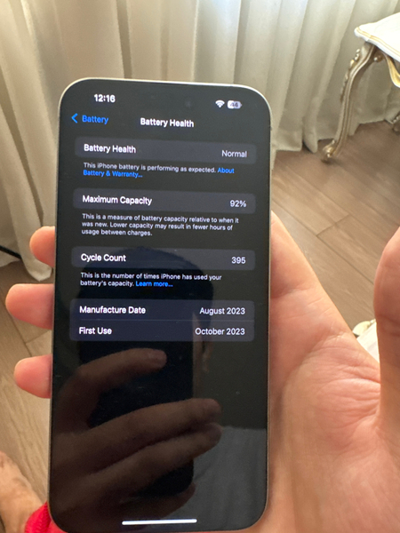 Iphone 15 Pro Max 256GB 92% 395 цикл