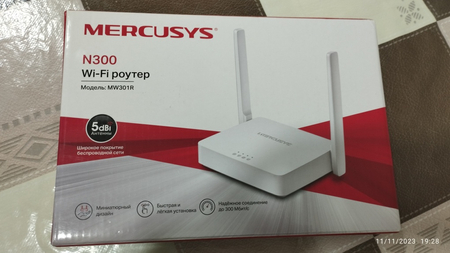 Wi fi router Mercusys ideal holatda