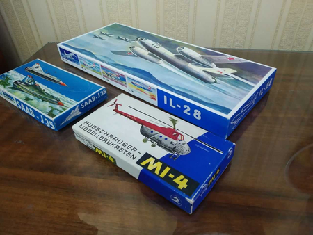 Сборные модели самолетов  . ГДР , 1970-80-е гг.