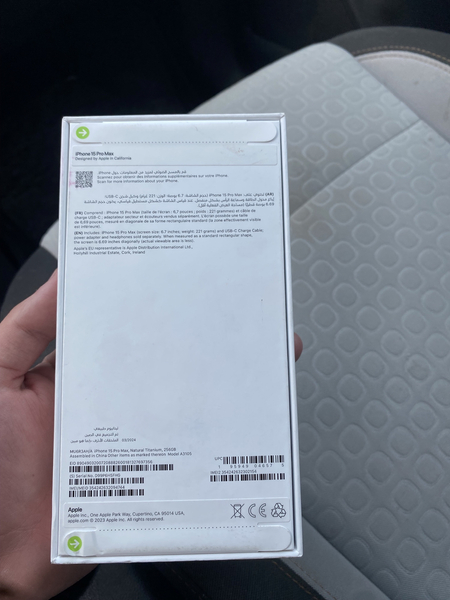 iphone 15 ProMax 256gb sim