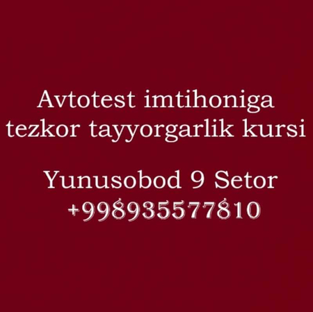 Express Kurs Avtomaktab Экспресс курс автошкола