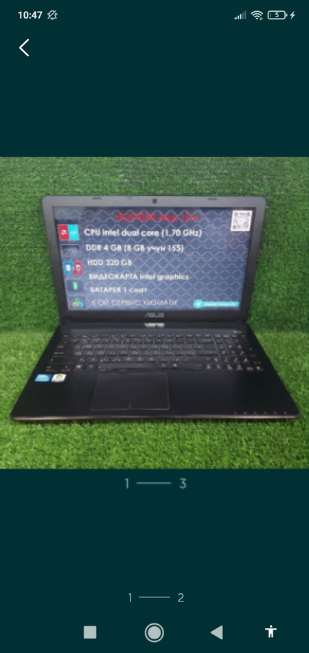 ASUS noutbuk, xolati yaxshi