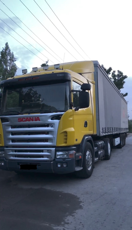 СРОЧНО 40.000$ 2003 йил газли вичай матор SCANIA прицеп 2006 кроне соф