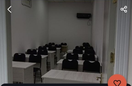 O'quv markaz xonalari arendaga beriladi.