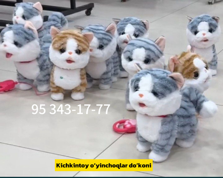 Говоряшая звуковой Сабака Кошка Игрушка Gapiradigan mushuk va kuchuk