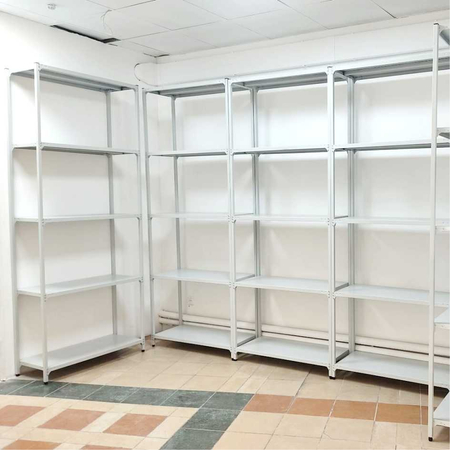 Стеллажи полочные металлические, сборные архивные стеллажи