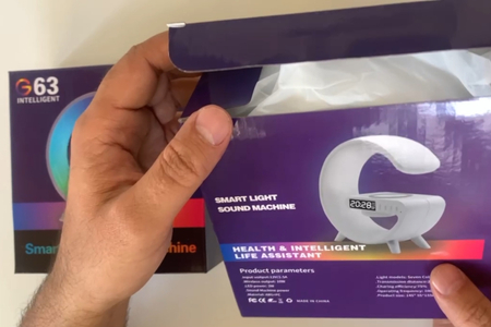 Умная колонка малинкая ( Smart Led lampa)