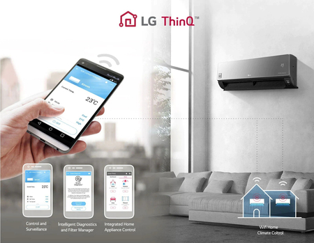 Кондиционер LG Artcool Dual Inverter Wi-Fi 12  Б.У