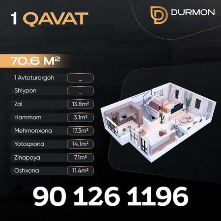 Продаётся Коттедж 212м2 Коттеджный городок, Кибрай