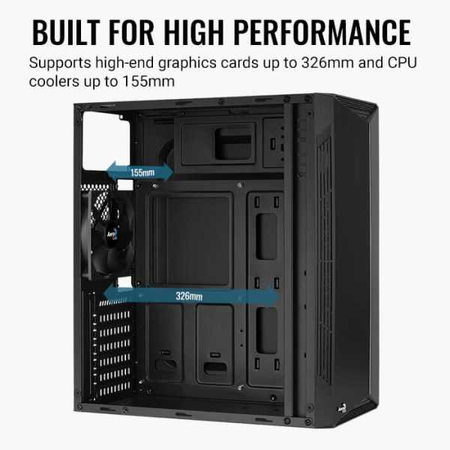 Корпус Кейс для Пк AeroCool Split MID-TOWER RGB