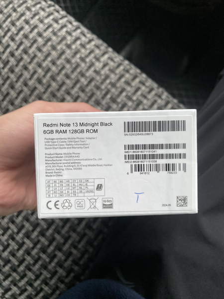 Redmi note 13 6/128