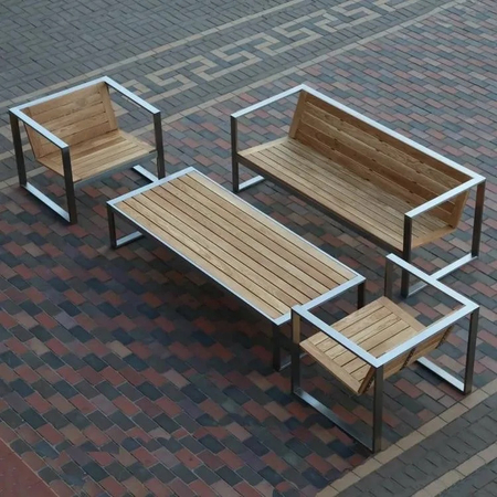 Скамейка лофт металлические