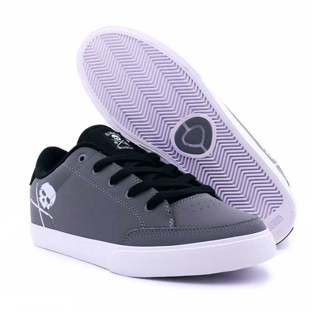 Кроссовки для скейтбординга C1RCA BUCKLER sk-charcoal grey/black/white
