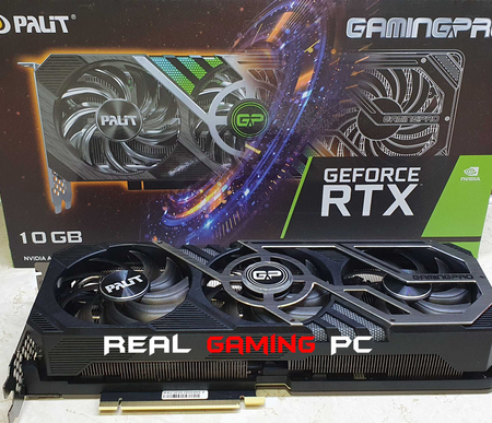 6 месяцев гарантия! PALIT GAMINGPRO RTX3080 10GB 320BIT refurbished