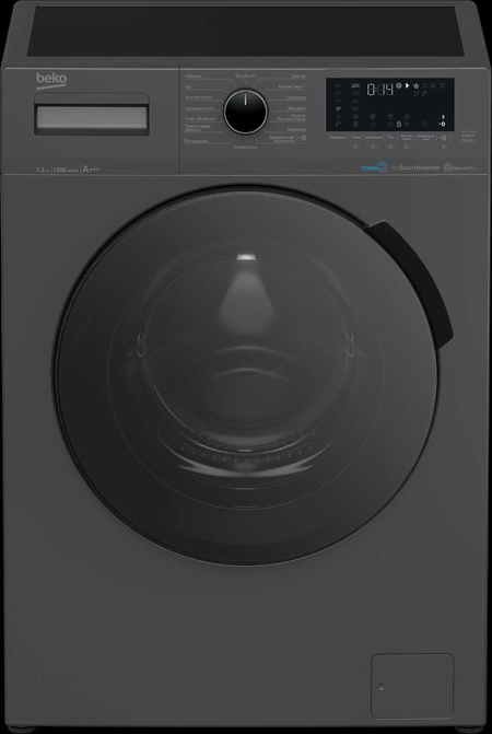 Стиральная машина BEKO WSPE7H616A,цвет-антрацит(тёмно-серый).Россия.