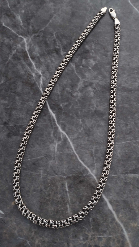 Серебряная цепочка, kumush tros, 925 проба