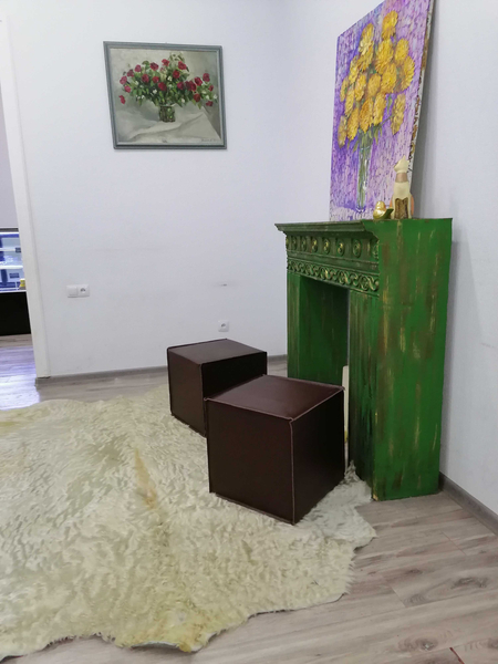 натуральный ковер из шкуры коровы