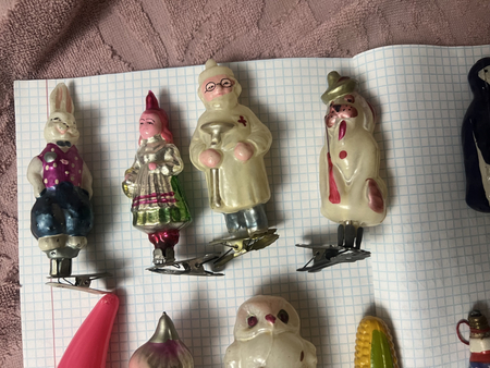 Елочный игрушки старинные