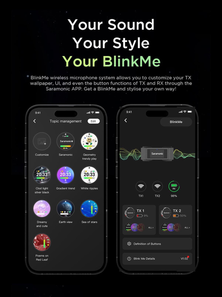 Saramonic BlinkME B2 — Петличный Микрофон. Беспроводной петличка