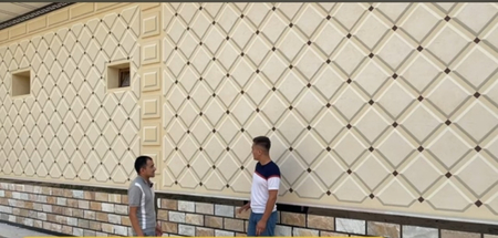 Travertin dojdik rang  va barcha turdagi fasad ishlari bòyicha usta xi
