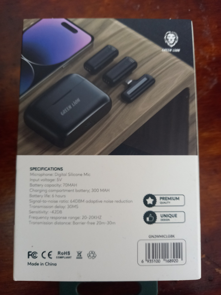 Simsiz mikrafon apple uchun.  Питлечьный микрафон.