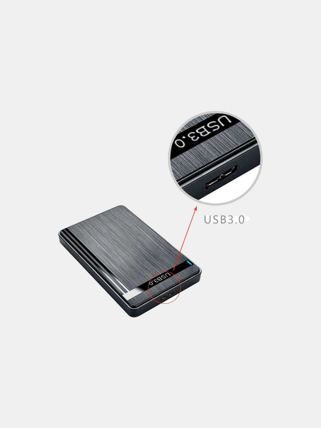 Внешний карман для жестких дисков корпус, для HDD SSD кейс 2.5 USB 3.0