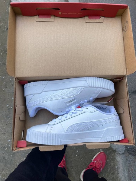 Кроссовки PUMA WHITE-PUMA SILVER фирменный