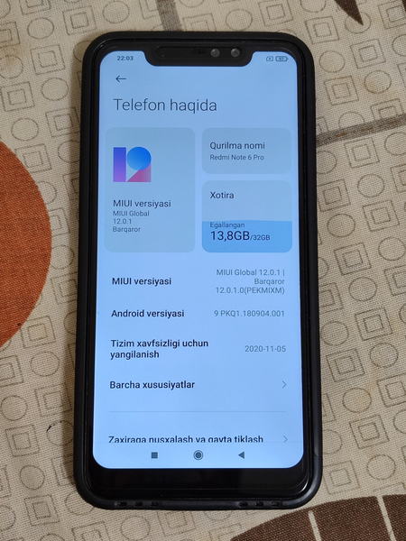 Redmi Note 6 pro