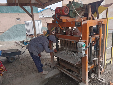Stanok shlaka blok ishlab chiqarish