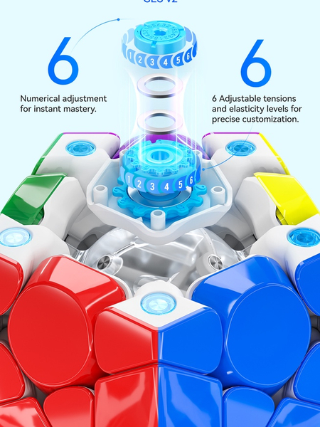 Kubik Rubik Gan Megaminx V2 M Ball Core UV