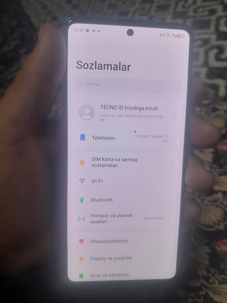 Tecno camon 20pro 8+8ga256