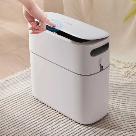 Мусорная корзина Ecoco, двухслойная, с защитой от запаха, 12 л