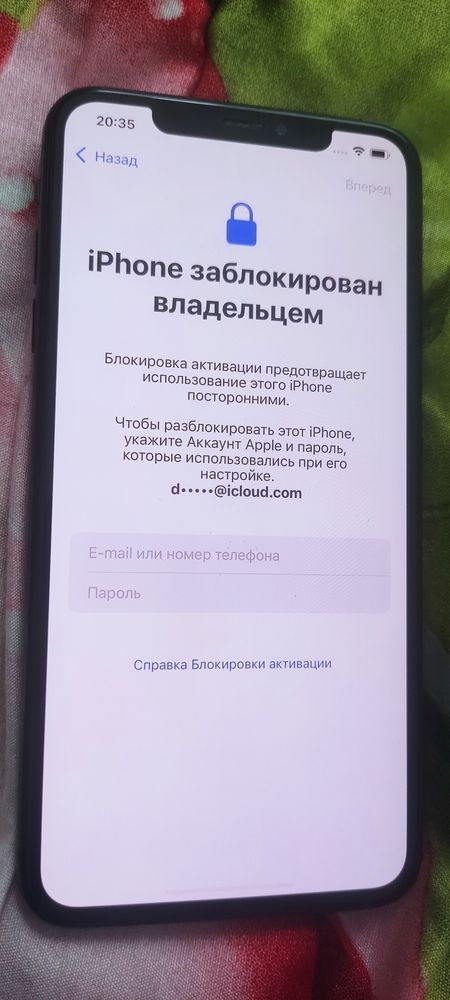 iPhone xs max ideal icloud obmen