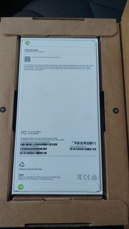 iPhone 16 Pro Max 256GB Desert Titanium LLA