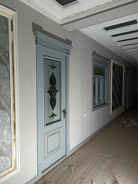 MDF eshiklar, plintus, krashinniy, laminatli.