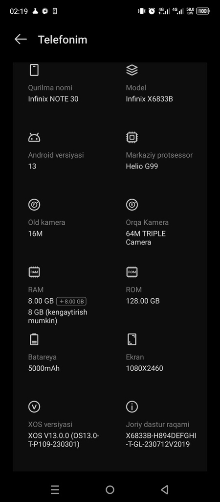 Infinix NOTE 30 | Yangi telefon