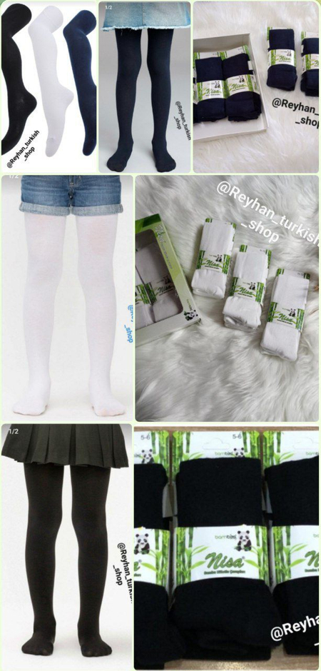 Kolgotki dlya devochek gladkiy 100% hlopok bambuk