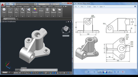 Выполнение чертежей в программе AutoCAD,