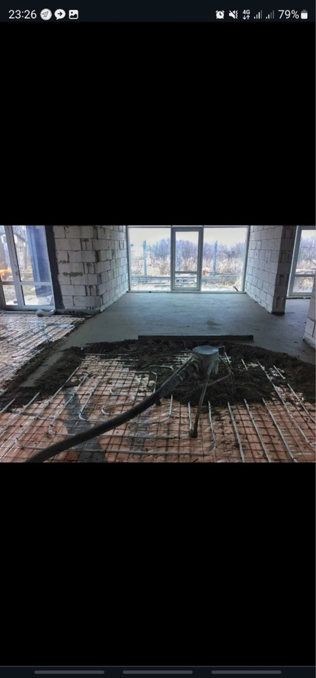 Styajka polsuxoy beton nasos pompa Полусухая стяжка