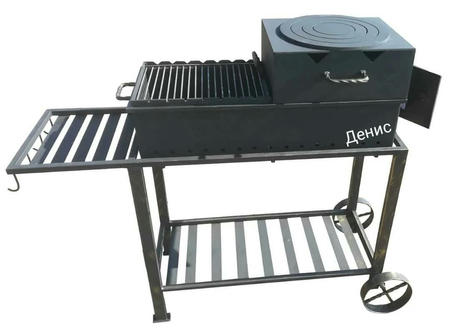 Мангал барбекю bbq шашлычницу смокер гриль очаг казан