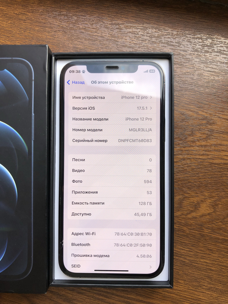 iPhone 12 pro LL/A full sotladi