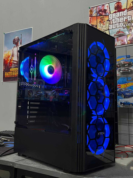 Игровой Компьютер! Core I3 12200F / RX580 8GB / DDR4 16GB /SSD 512